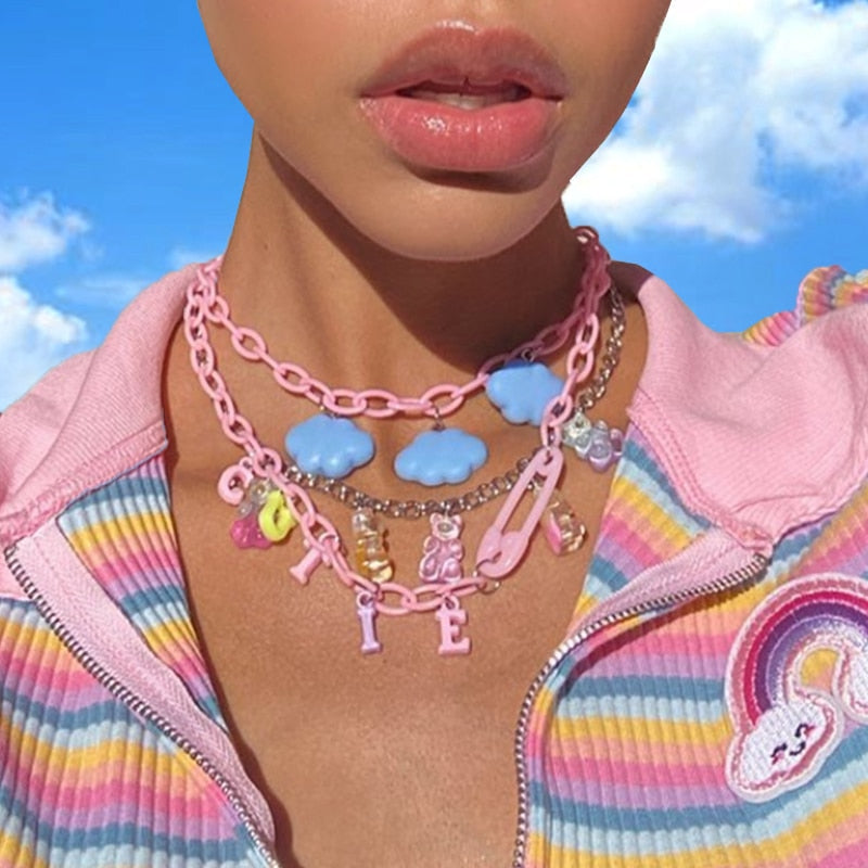 Candy Moon Decora Necklace – Sukikawaii
