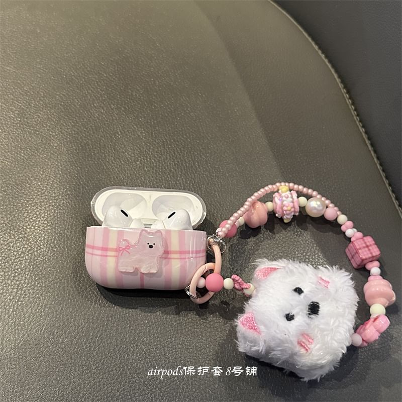 Dog Plaid AirPods / Pro Earphone Case Skin / Strap / Set – Sukikawaii