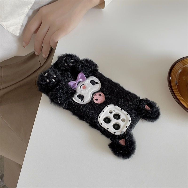 Cartoon Fluffy with Bow iPhone Case – Sukikawaii