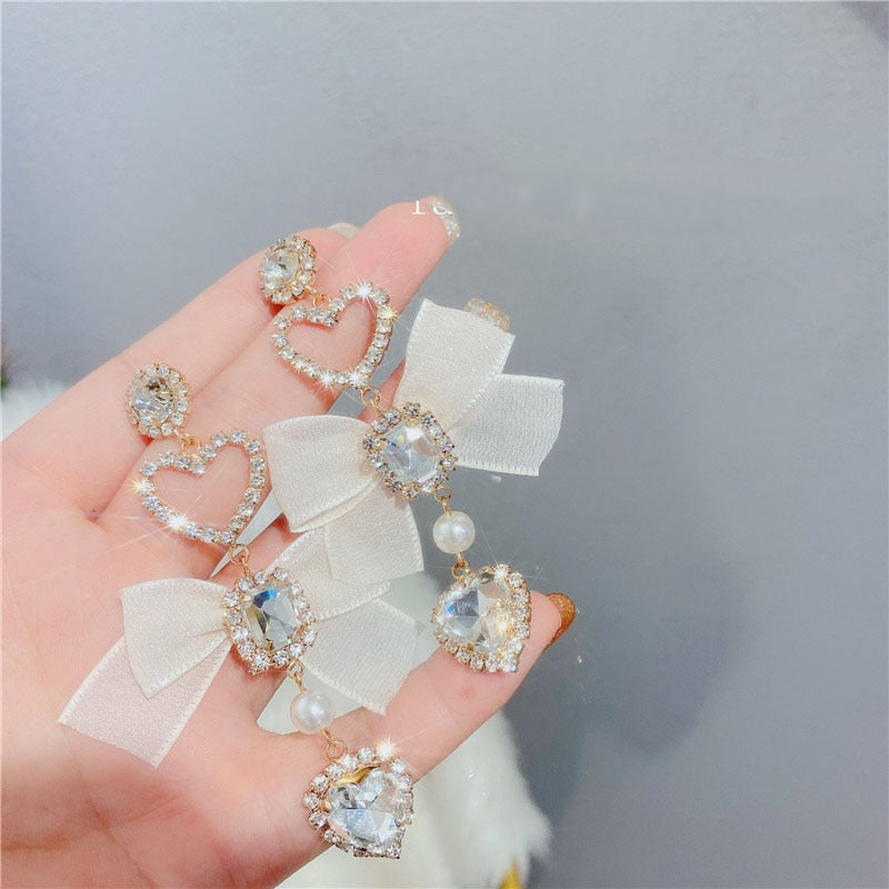 Cascading Bow Earrings – Sukikawaii