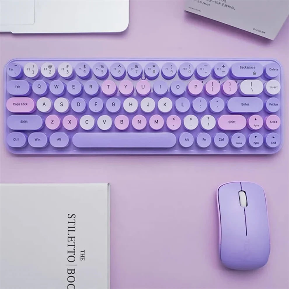 Pastel Candy Keyboard & Mouse Set – Sukikawaii