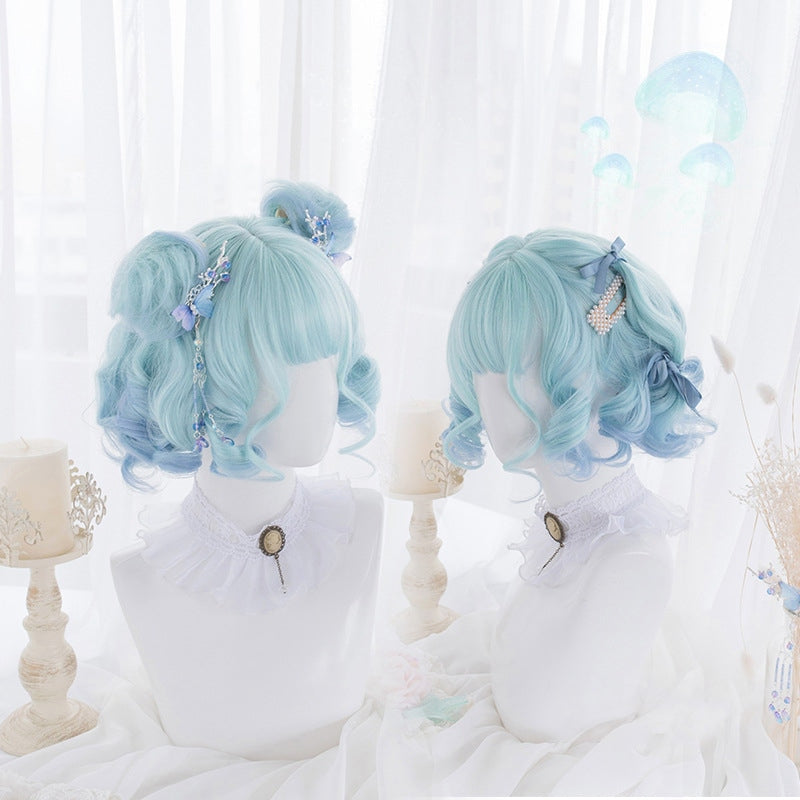 Shades Of Blue Bob Wig – Sukikawaii
